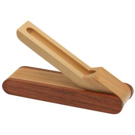Single Folding Pen Box, Maple/Rosewood